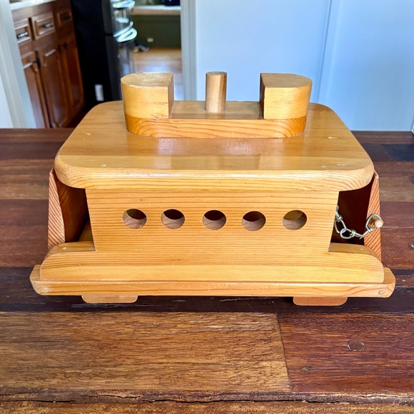 Toys | Vintage Wooden Ferry Toy Richard Timmons | Poshmark